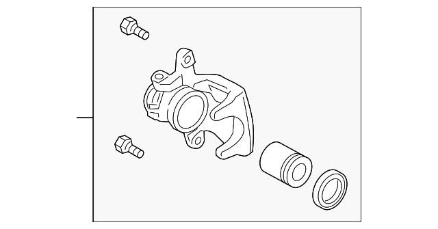 Genuine Caliper for 2013-2015 Land Rover LR2 | Land Rover Part ...