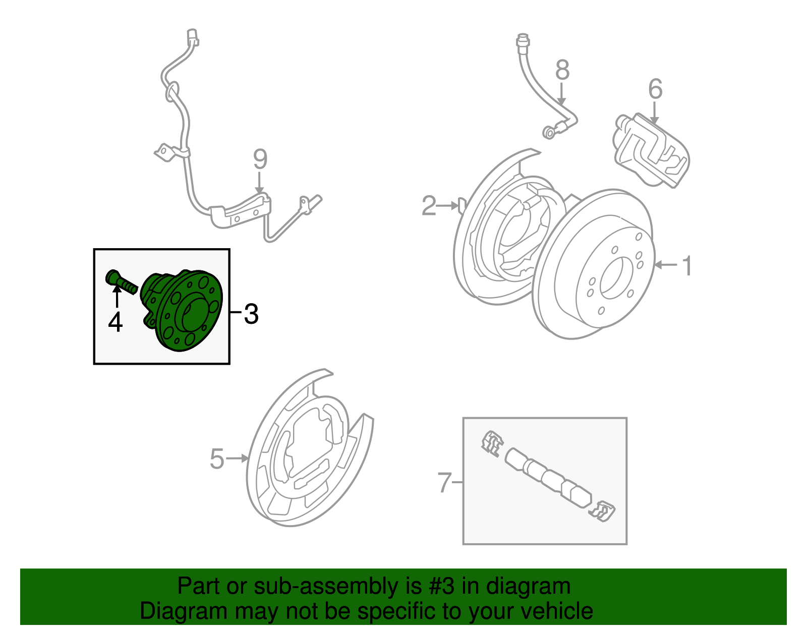 2007-2012 Hyundai Elantra Hub & Bearing 52730-2H000 | Retail ...