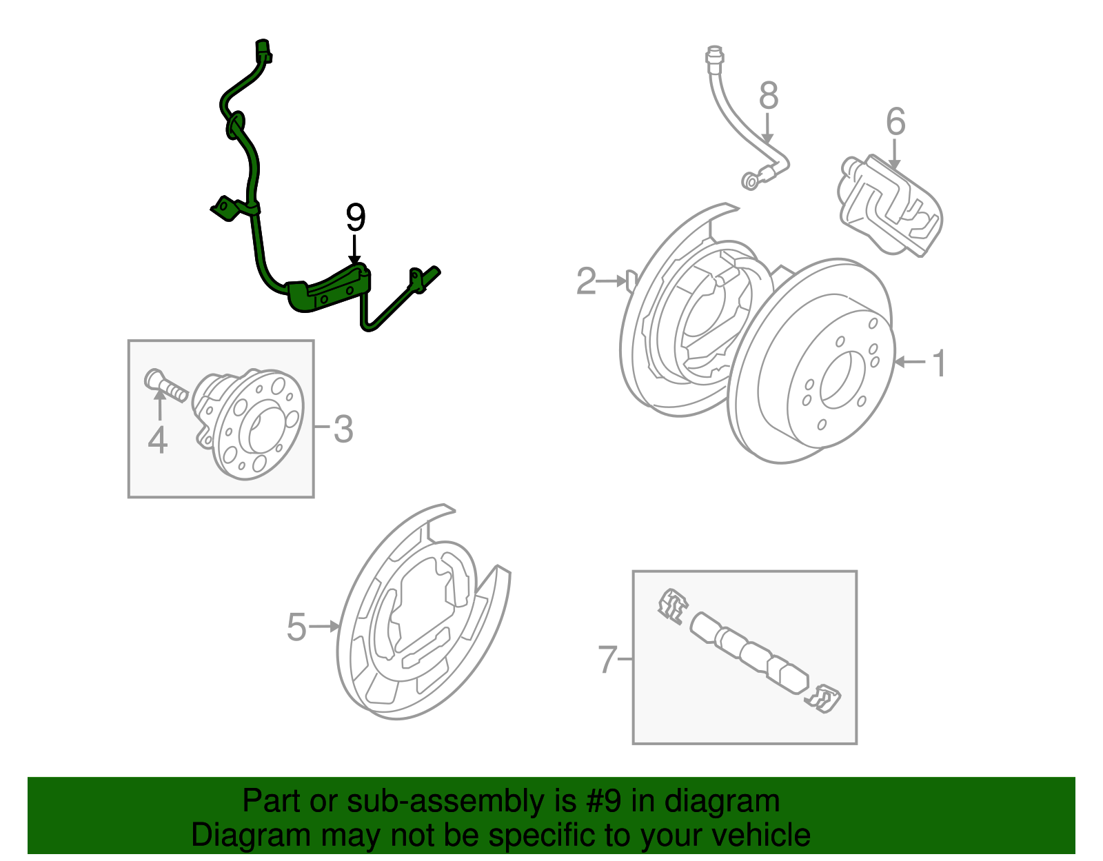 2007-2012 Hyundai Elantra Rear Speed Sensor 59910-2H300 | OEM Parts Online