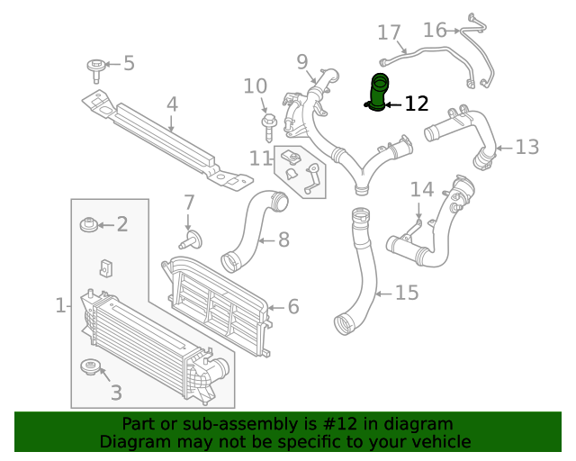 2021 Ford Bronco Air Inlet MB3Z-6F072-D | TascaParts.com
