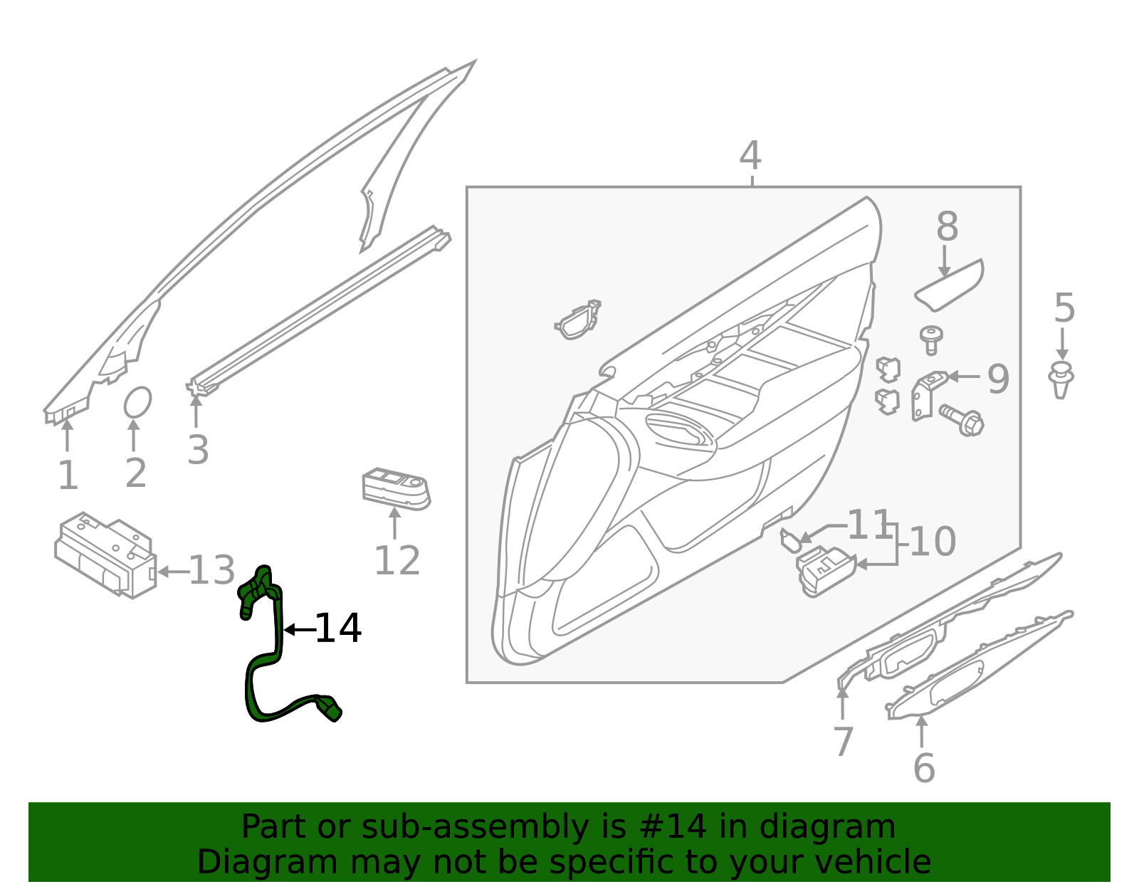 26670-1MA0B - Warning Lamp 2018-2020 Infiniti | INFINITI Parts ...