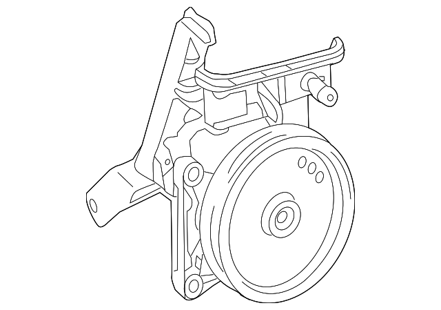 2011-2013 Mercedes-Benz E 350 Power Steering Pump 006-466-48-01-80 ...
