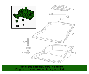 2014 Volkswagen Beetle Oil Cooler 09G-409-061-E | QuirkParts