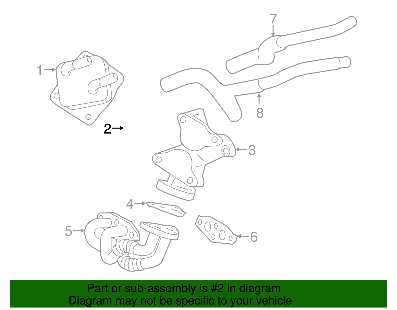 Toyota OEM Gasket Oil Cooler 15785-31050 for sale online | eBay