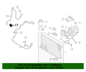 2000-2019 Jaguar AC Tube O-Ring XR810305 | JaguarParts.com