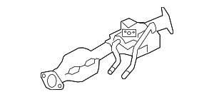 2017-2022 Kia Niro | Center Muffler | 28601-G5320 | Kia Auto Parts