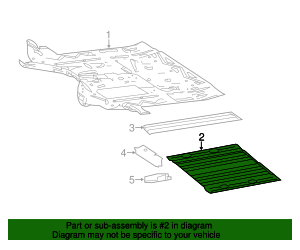 906-616-40-65 - Floor Pan 2010-2023 Mercedes-Benz | Mercedes-Benz USA Parts