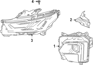 85596376 - Headlamp 2022-2024 Chevrolet | Chevrolet Parts Direct