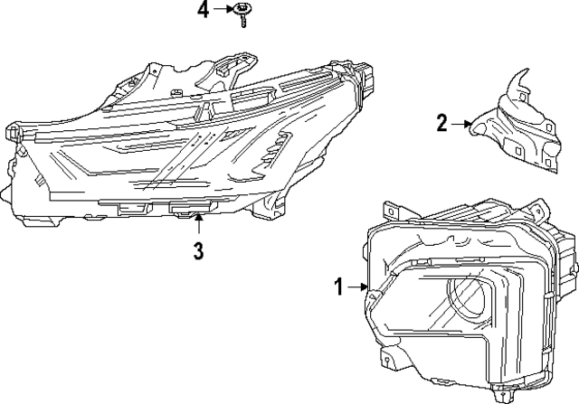 2022-2023 Chevrolet Traverse Composite Assembly 85596373 | TascaParts.com
