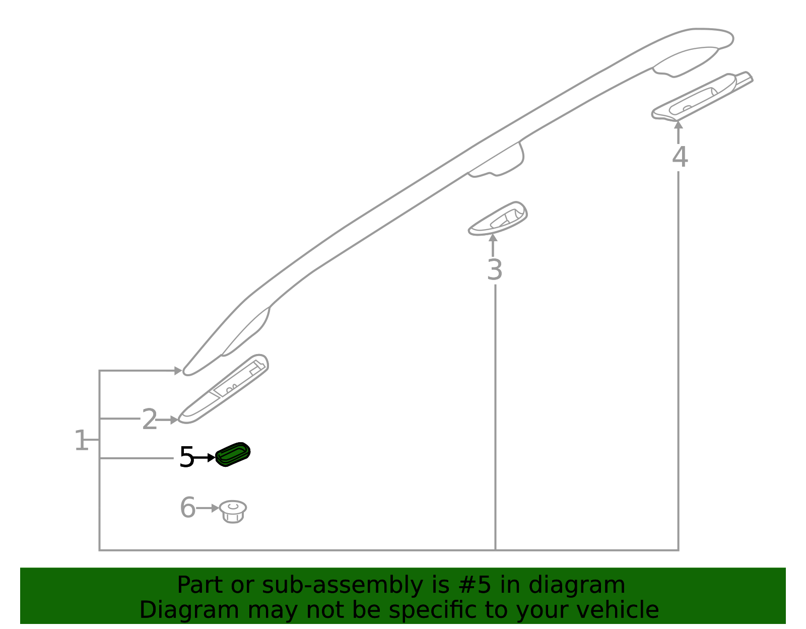 903120010 - Roof Rail Washer 2019-2025 Subaru | Subaru Direct Wholesale