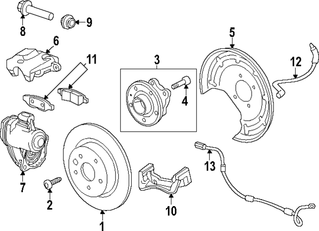 2024 Chevrolet Trax Splash Shield 60006609 GM | GMPartsDirect.com