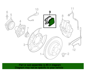 2015-2020 BMW Brake Pads Rear 34-21-8-099-354 | BMW Parts Source