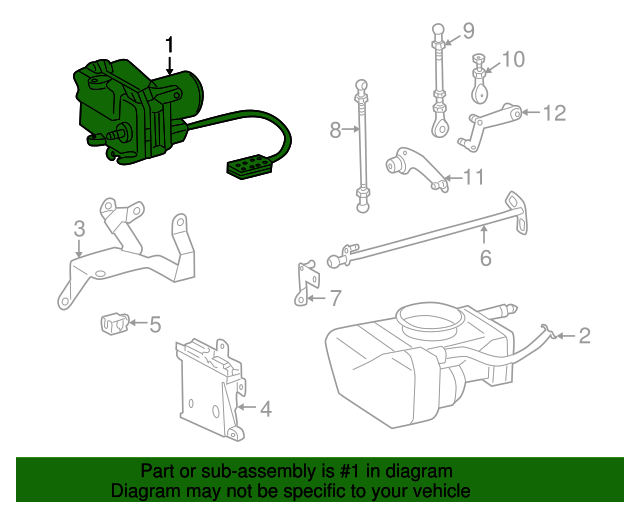 000-545-51-65 - Actuator - 1994-2000 Mercedes-Benz | World Mercedes ...