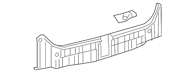 2018-2024 Toyota Camry Rear Panel Trim 58387-06210-C0 | Toyota Parts ...