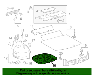 64779-06210 - Spare Cover - 2018-2023 Toyota | OEM Genuine Toyota Parts