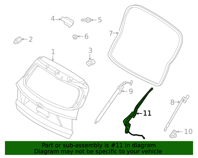 81850-P2100 - Pinch Sensor 2021-2023 Kia Sorento | Kia.Parts Store