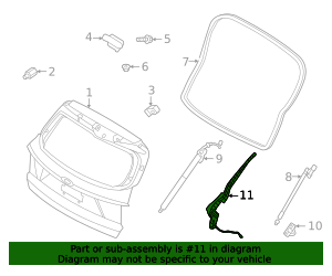 81860-P2100 - Sensor 2021-2025 Kia Sorento | Kia.Parts