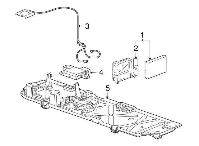 15226445 GM Electronic GPS Navigation Antenna | GM Parts Store