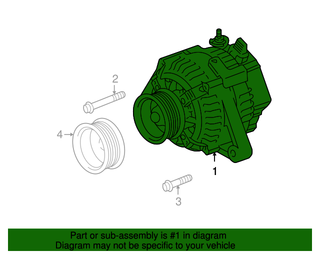 27060-0H010-84 - Alternator - 2002-2004 Toyota | OEM Parts Quick