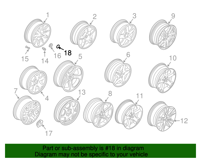 36136758569 - 1984-2010 BMW Emblem (36-13-6-758-569) | BMW of South ...