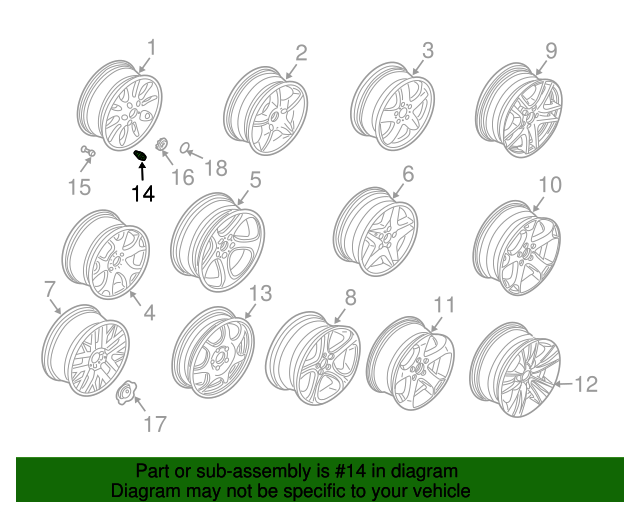Genuine BMW 36-13-6-756-298 | Wheel Bolt | FREE Shipping on Most Orders ...