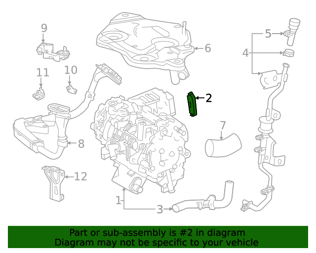 2021-2022 Toyota Mirai Compressor Cap G114D-47021 | Toyota Parts Center