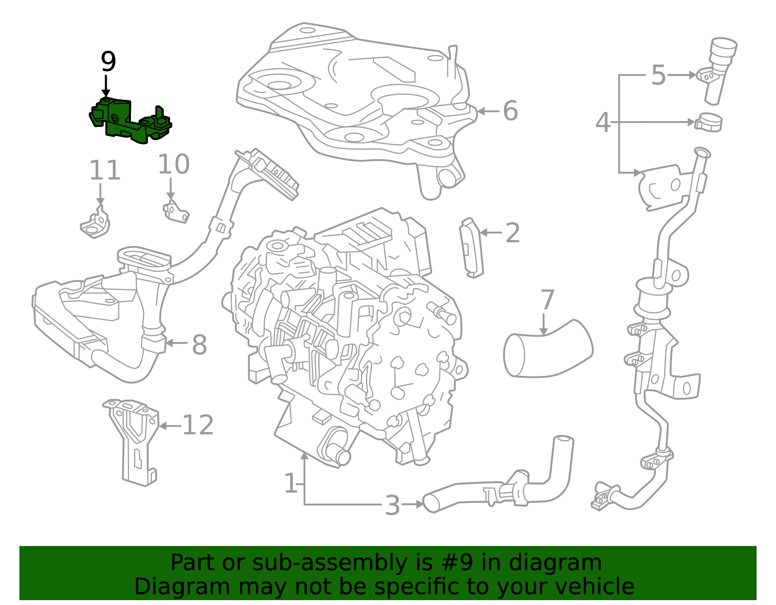 2021-2024 Toyota Mirai Cable Cover 82821-62060 | Toyota Parts Center