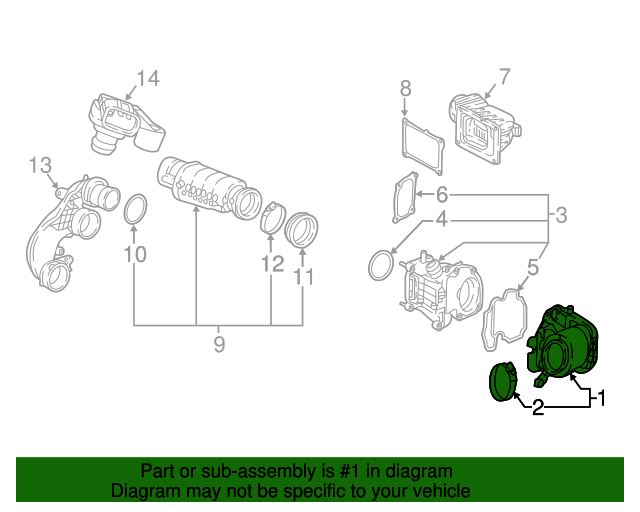 2018-2021 Volvo Air Duct 32222131 | TascaParts.com