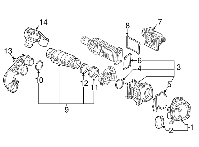 2016-2021 Volvo Resonator Seal 31474343 | TascaParts.com