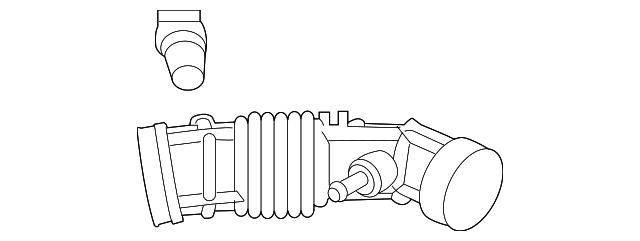2004-2008 Chevrolet Air Cleaner Outlet Duct 96439858 GM | GMPartsDirect.com