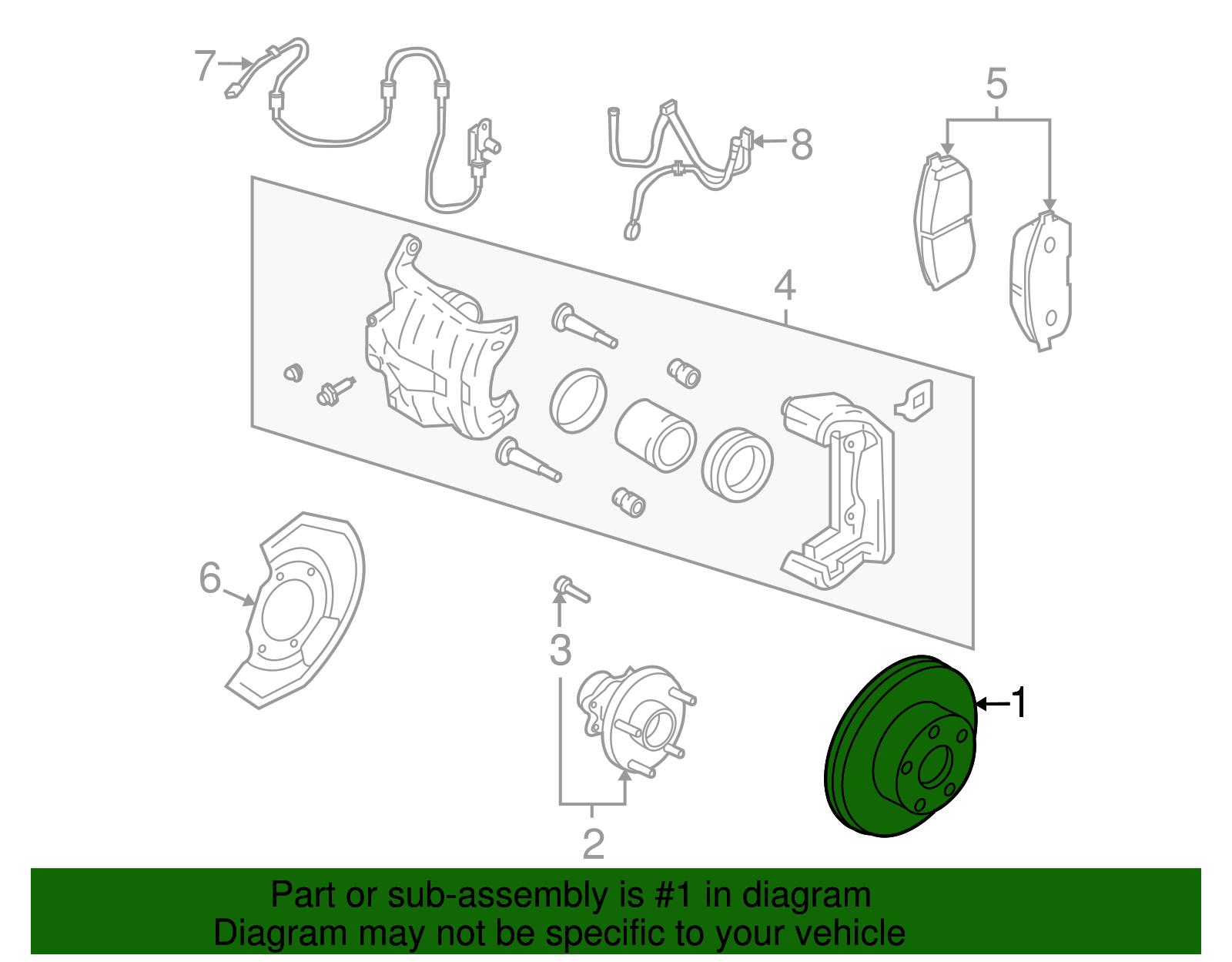 2003-2005 Nissan 350Z Rotor 40206-AM800 | Nissan Parts Central