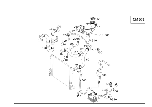 2014-2016 Mercedes-Benz E250 Bleed Line 212-501-37-25 | MB OEM Parts
