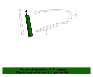 75762-30140 - Door Applique 2013-2020 Lexus | AutoNationParts.com