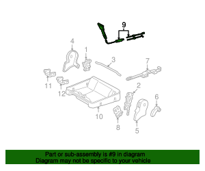 2005-2007 Toyota Sequoia Release Cable 78091-0C020-E0 | OEM Parts Online