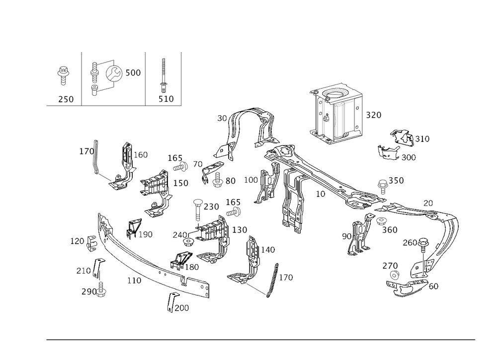 209-620-10-31 - Console | World Mercedes-Benz Parts