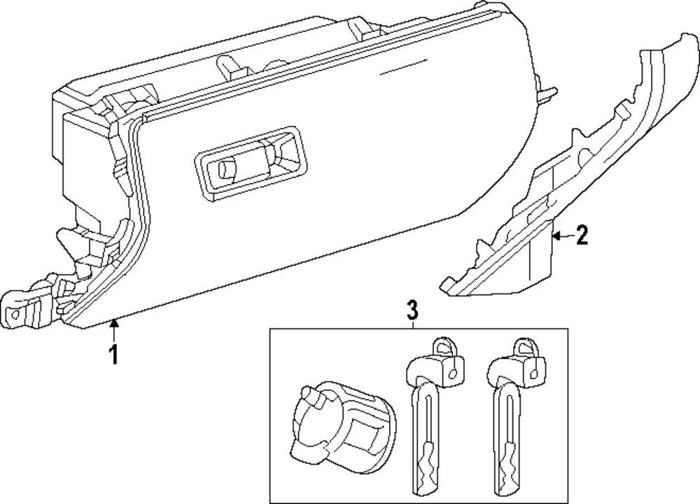 2024 Toyota Tacoma Glove Box Assembly 55320-AK020-C2 | Toyota San Diego ...