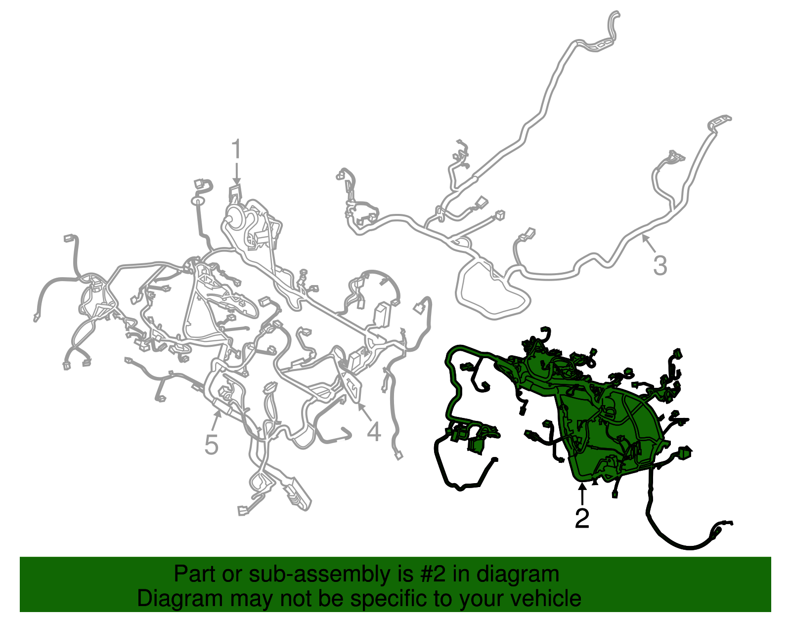 GJ5Z-14401-NA - High-Quality Wire Harness for 2017 Ford Escape ...