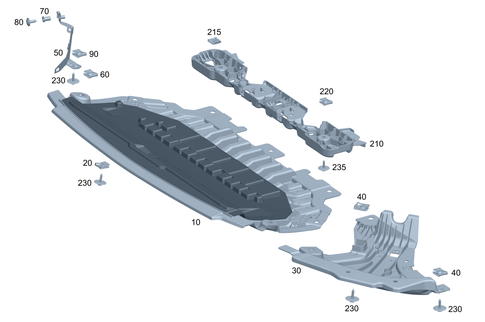 Engine Compartment Lining for 2024 Mercedes-Benz CLE 450 | Mercedes ...