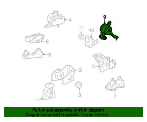 12371-28230 - Engine Mount 2010 Lexus HS250h | AutoNationParts.com