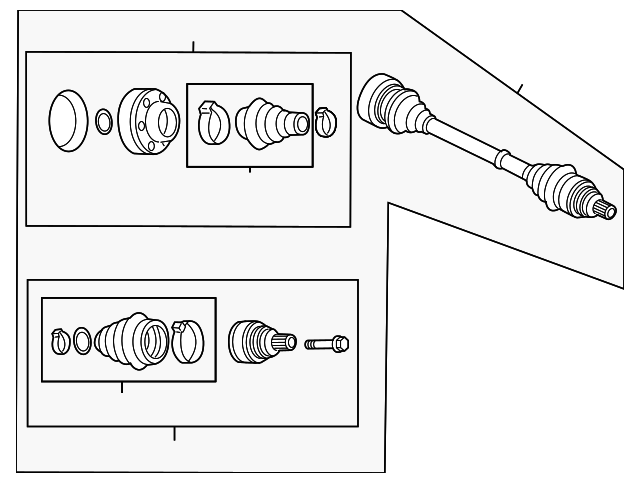 2018-2022 Audi Axle Assembly 80A-407-271-E | TascaParts.com