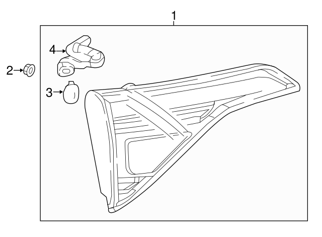 2015-2021 GM OEM NEW 15-20 GM Buick Cadillac Left Right Tail Light ...
