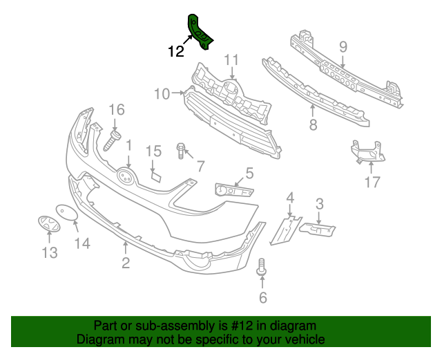 2007-2012 Hyundai Veracruz Lower Bracket 86555-3J000 | OEM Parts Online