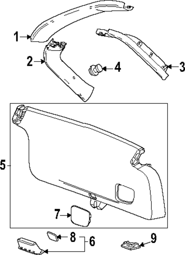 2024 Buick Envista Side Gate Trim 42755675 | QuirkParts