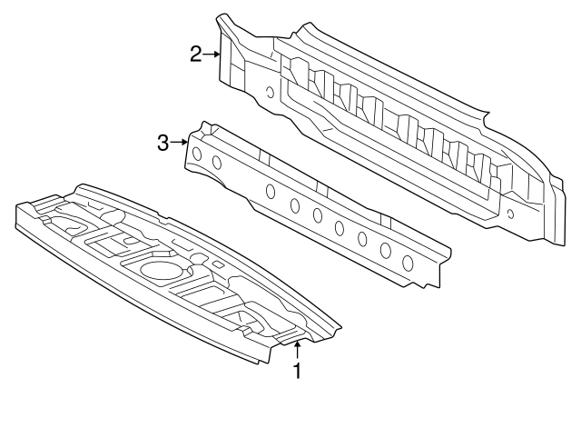 1997-2001 Lexus ES300 Panel Below Lid 58307-33080 | OEM Parts Online
