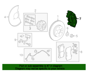 2015-2020 GM Caliper (Replaces Part Number 23341892) 84737986 GM ...