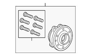 2015-2022 GM Front Wheel Hub 84681709 GM | GMPartsDirect.com