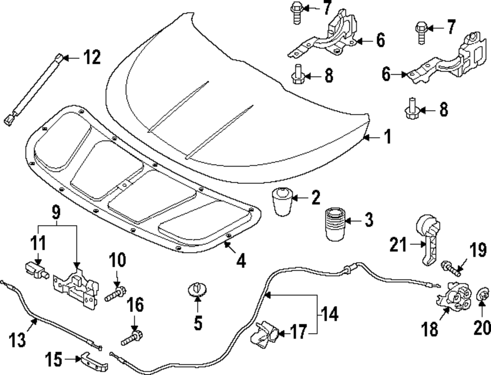 81125-AT000 - Insulator 2023-2025 Kia | Kia.Parts Store