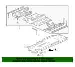 91505-TY2-003 - Under Cover Clip 2014-2024 Honda | Honda Parts Online