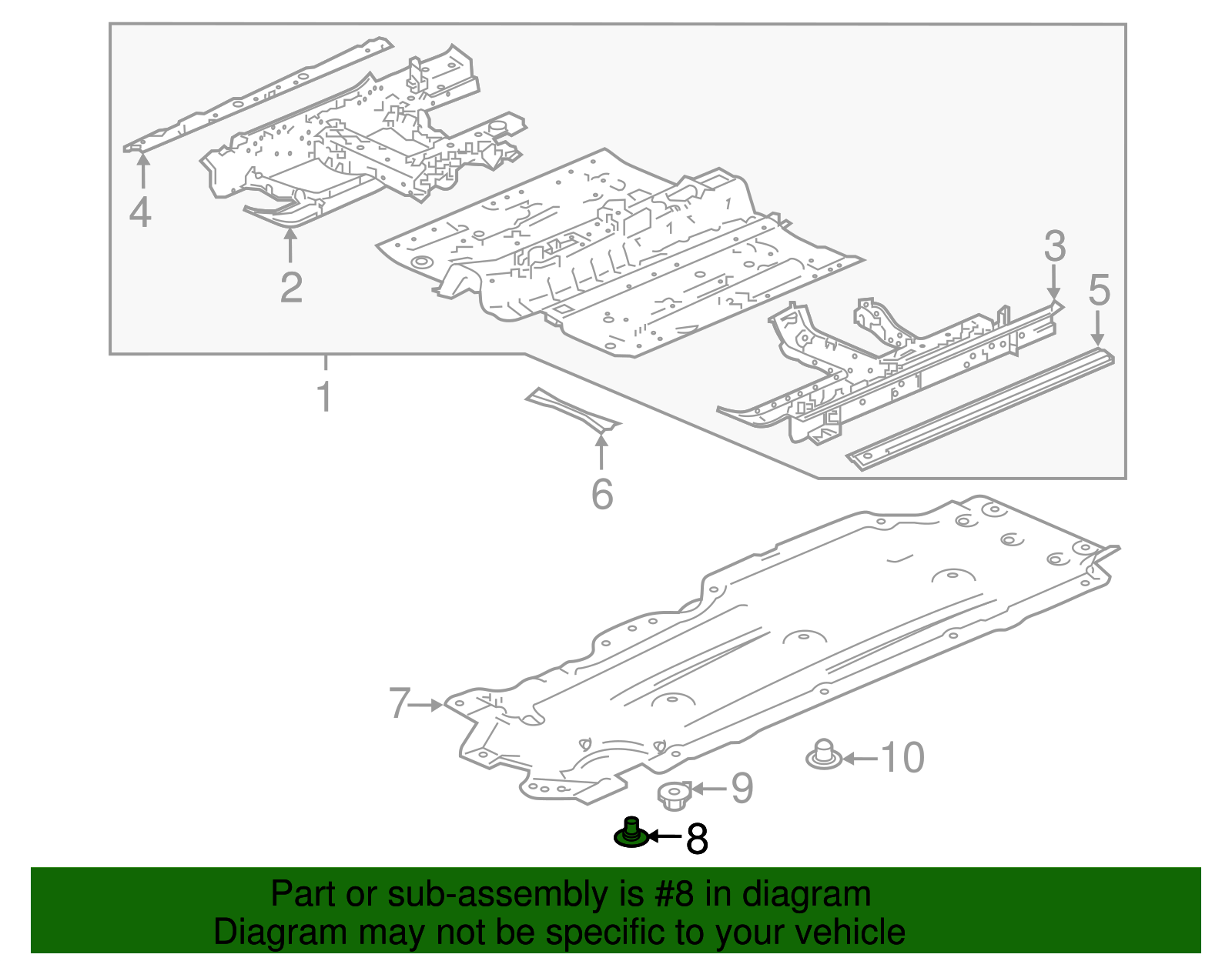 90671-TGG-004 - Under Cover Bolt 2018-2024 Honda | Honda Parts Online