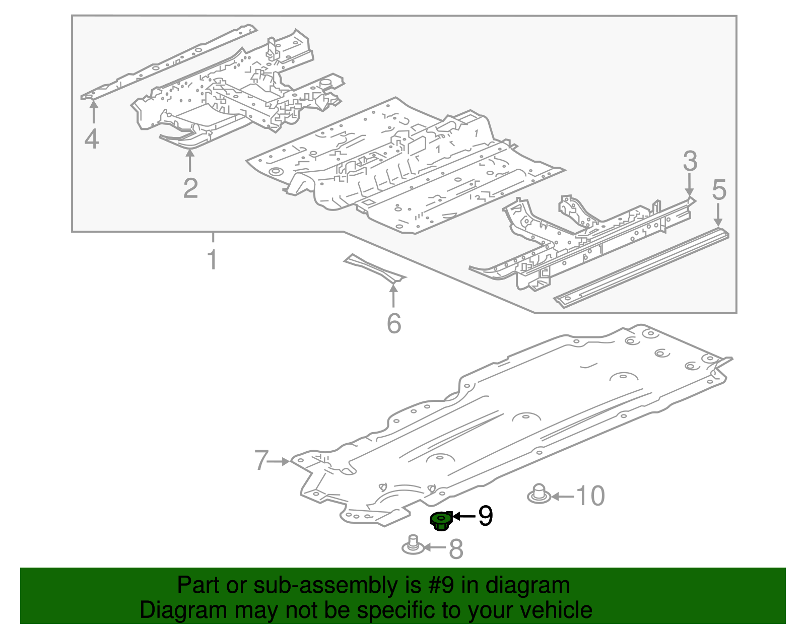 2018-2024 Honda Under Cover Clip 91505-TBA-003 | Honda Car Parts Direct